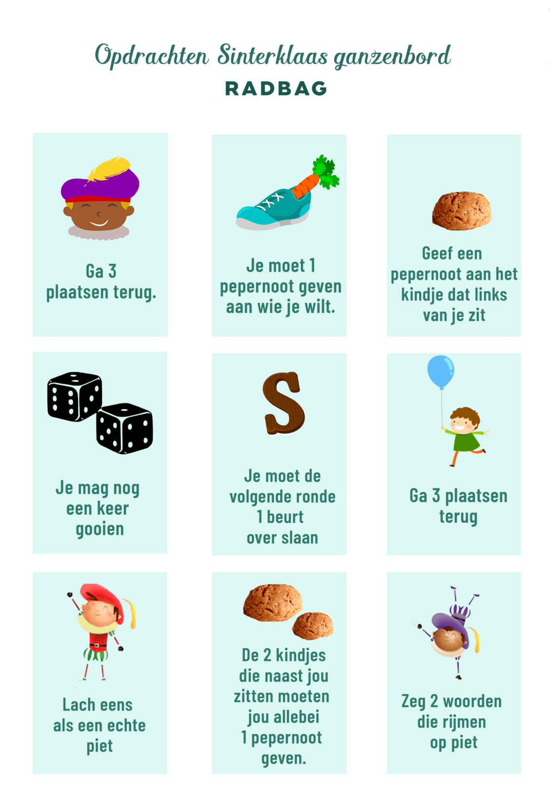 Het Leukste Printabel Sinterklaas Spel Het Ganzenbord