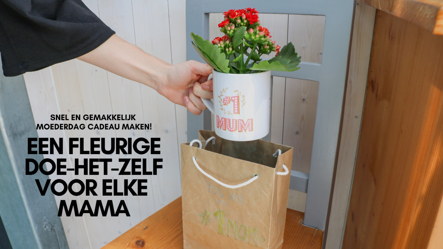 Moederdag knutselen 2.0: heel snel en gemakkelijk