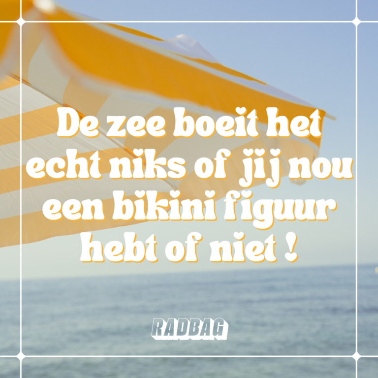 10 grappige quotes voor de zomer: kort maar krachtig! - Radbag Blog