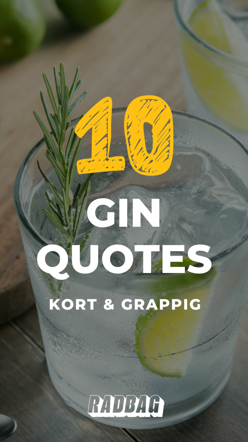 10 gin quotes waar je zeker dorst van krijgt - Radbag Blog