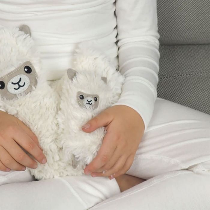 Verwarmbare mini lama