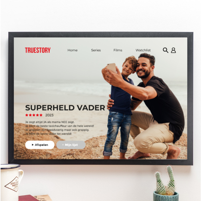 Netflix Gepersonaliseerde Film Poster - poster maken online