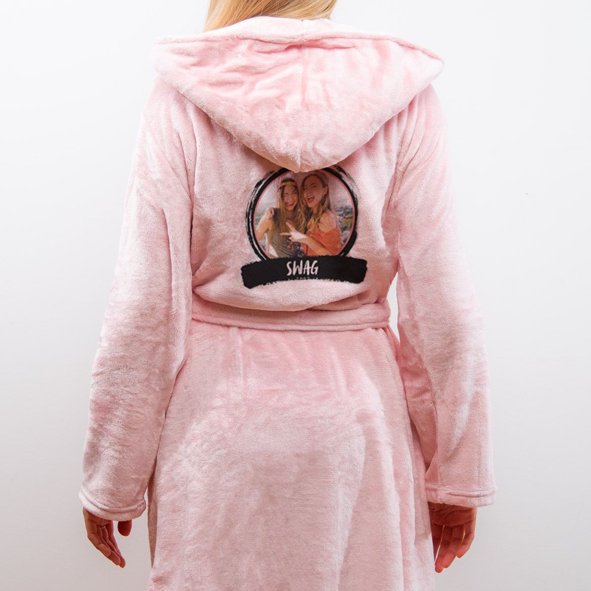 Badjas met foto & tekst - personaliseerbaar